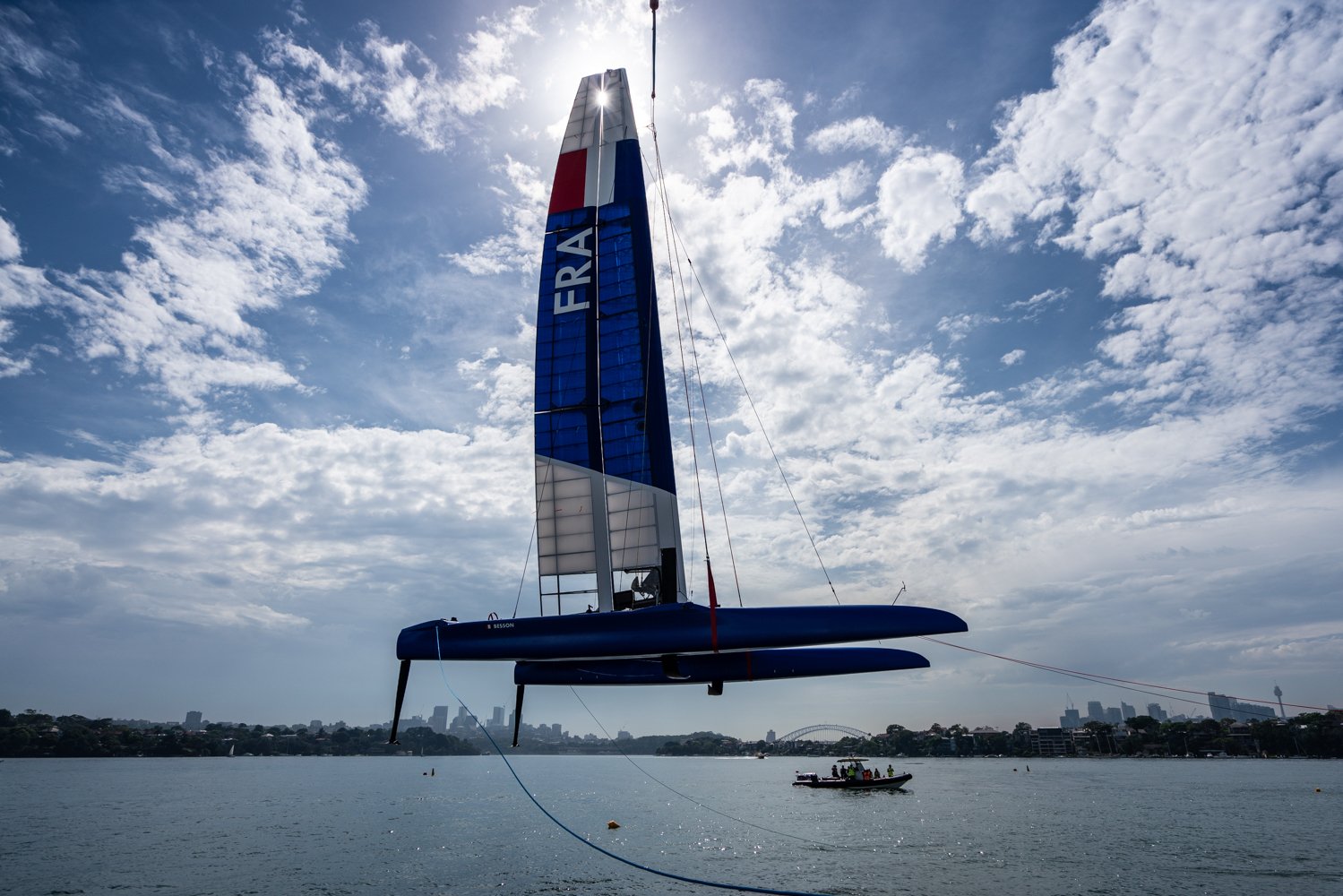 France SailGP Team unveils boat and goes into action in Sydney